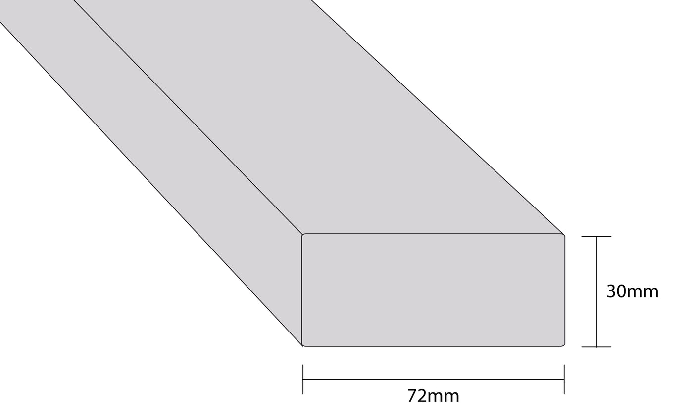 Aspects kitchen custom size and colour cornice moulding – recuro styling